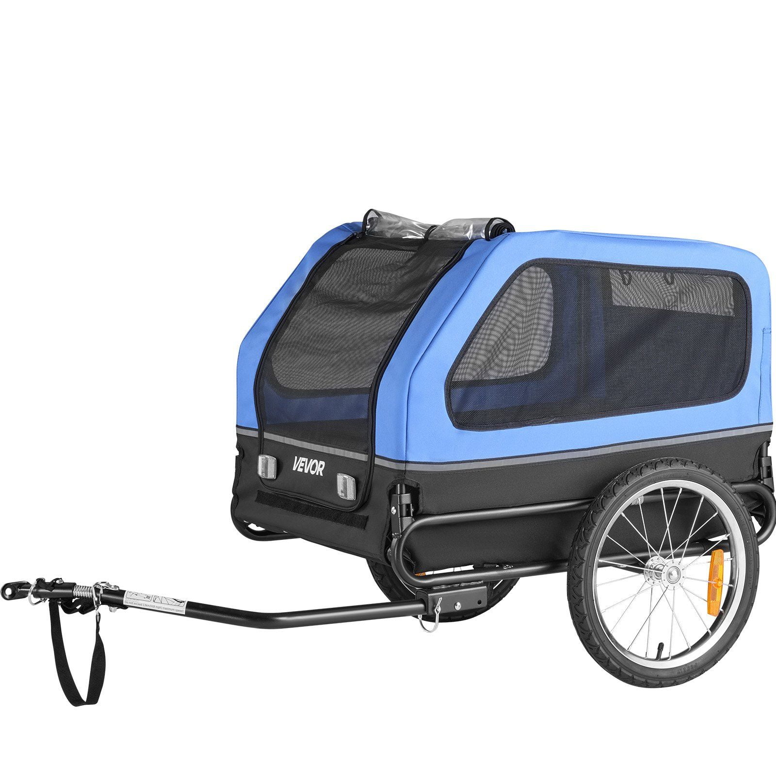 Dog Bike Trailer with Internal Tether, 88 lb Limit, Foldable for ...