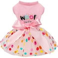 Dog Birthday Dress Spring Dog Clothes for Small Dogs Girl Puppy ...