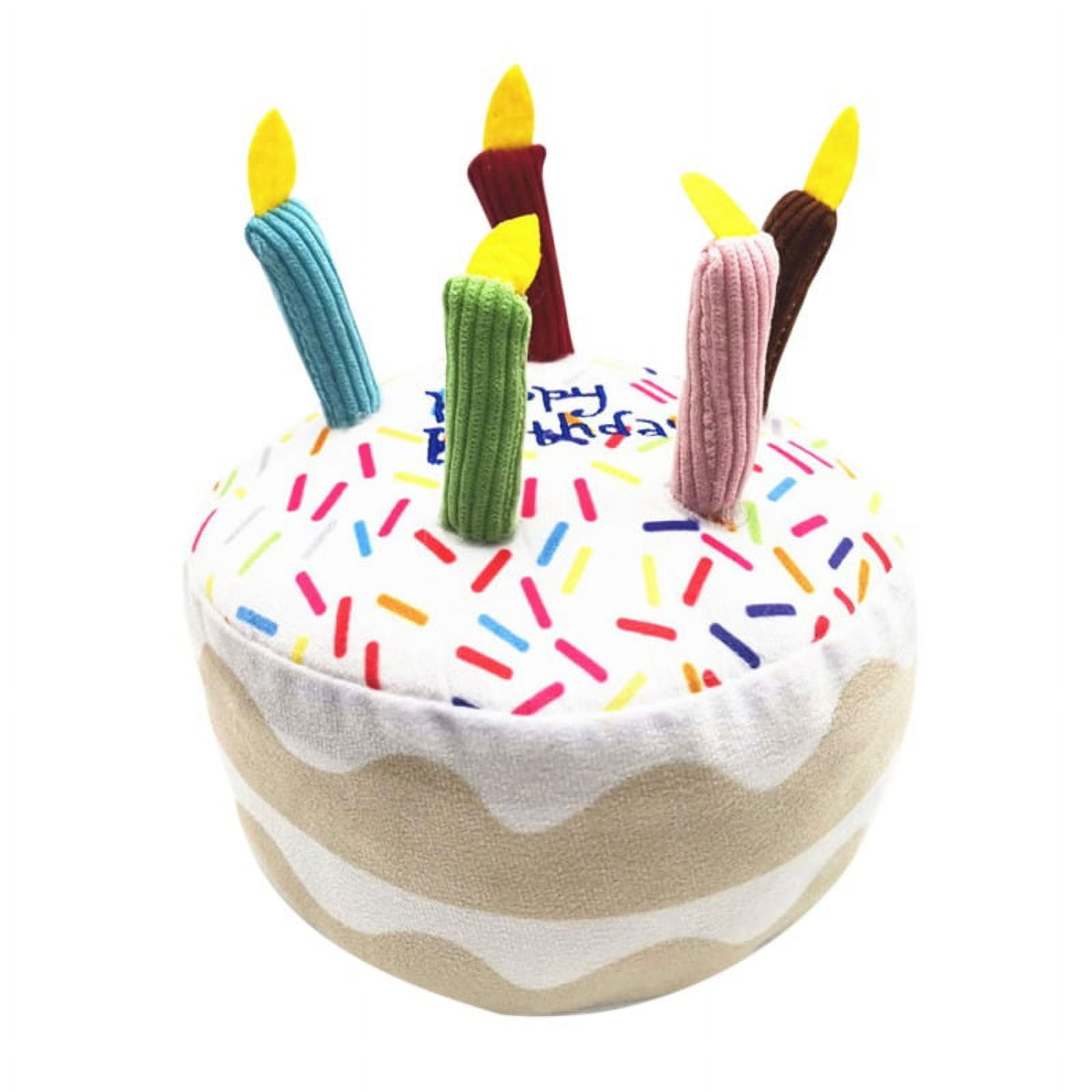 Dog Birthday Toy, Happy Birthday Dog Toy Boy, Squeaky Plush Toy ...