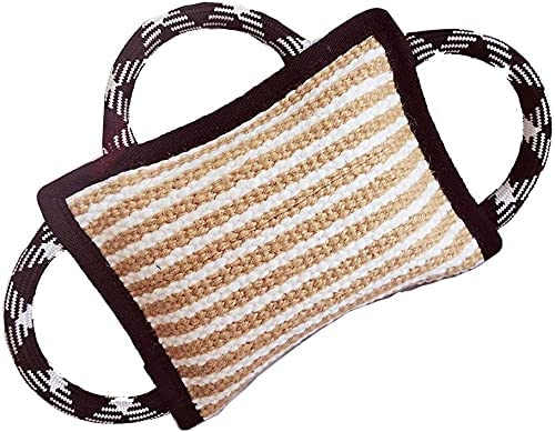 Dog Bite Pillow. Durable Hard Jute Fabric with 3 Comfortable & Strong ...