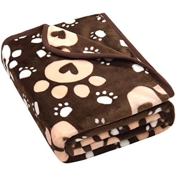 Dog Blanket, Soft Fleece Dog Blankets for Small Medium Dogs, Fluffy ...