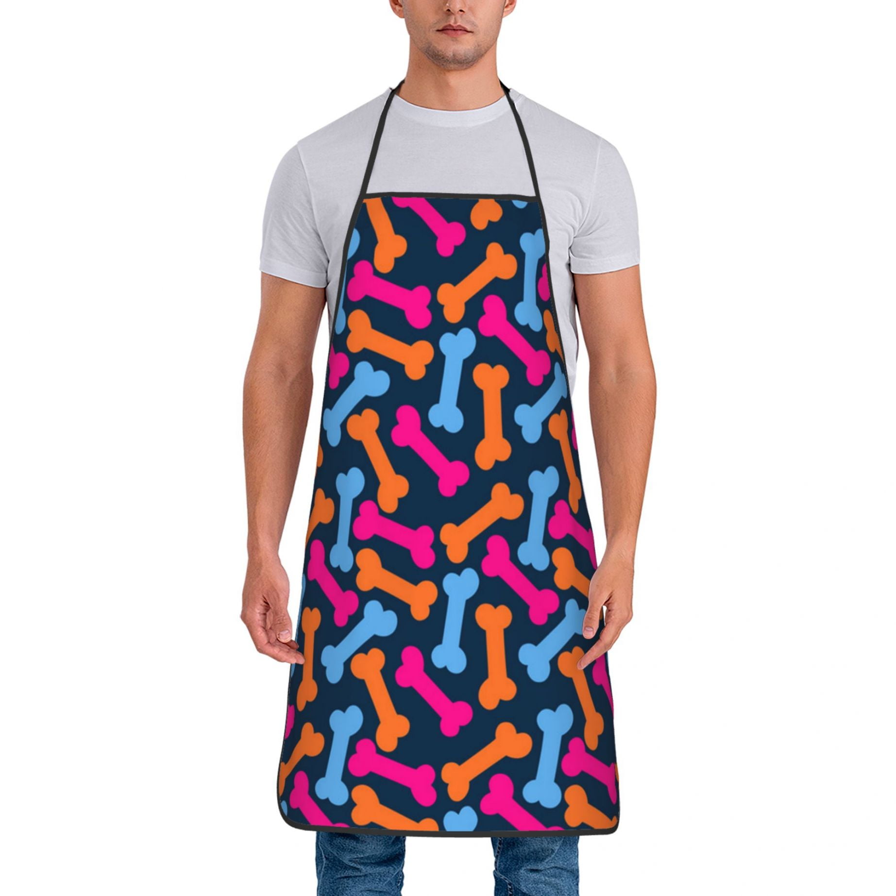 Dog Bone Aprons for Women Men Waterproof Apron Kitchen Chef Cooking BBQ ...