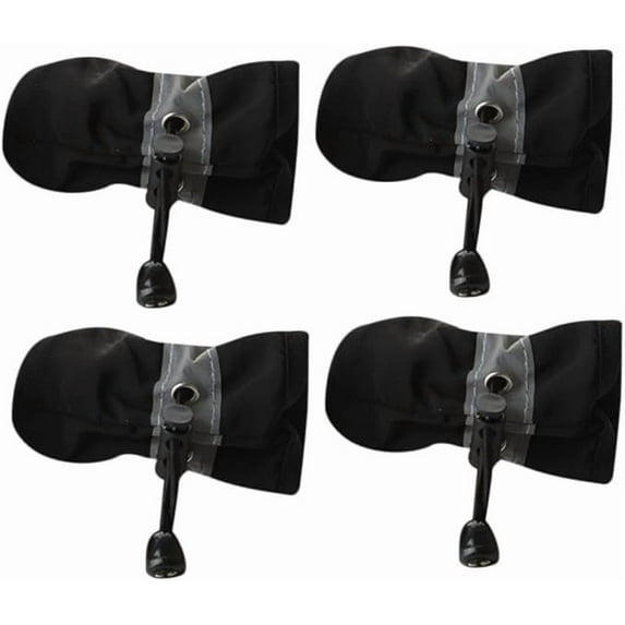 Dog Boots & Paw Protectors, Dog Rain Boots, Small Dog Shoes, 4-Piece ...