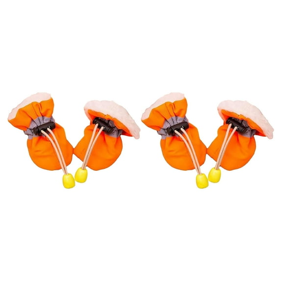 Dog Boots Protector Winter Dog Shoes With Reflective Straps Winter Warm ...