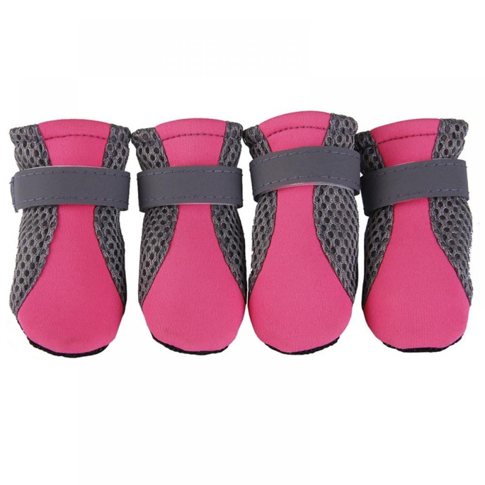 Dog Boots Soft Bottom Shoes for Large Dogs with Reflective Straps ...