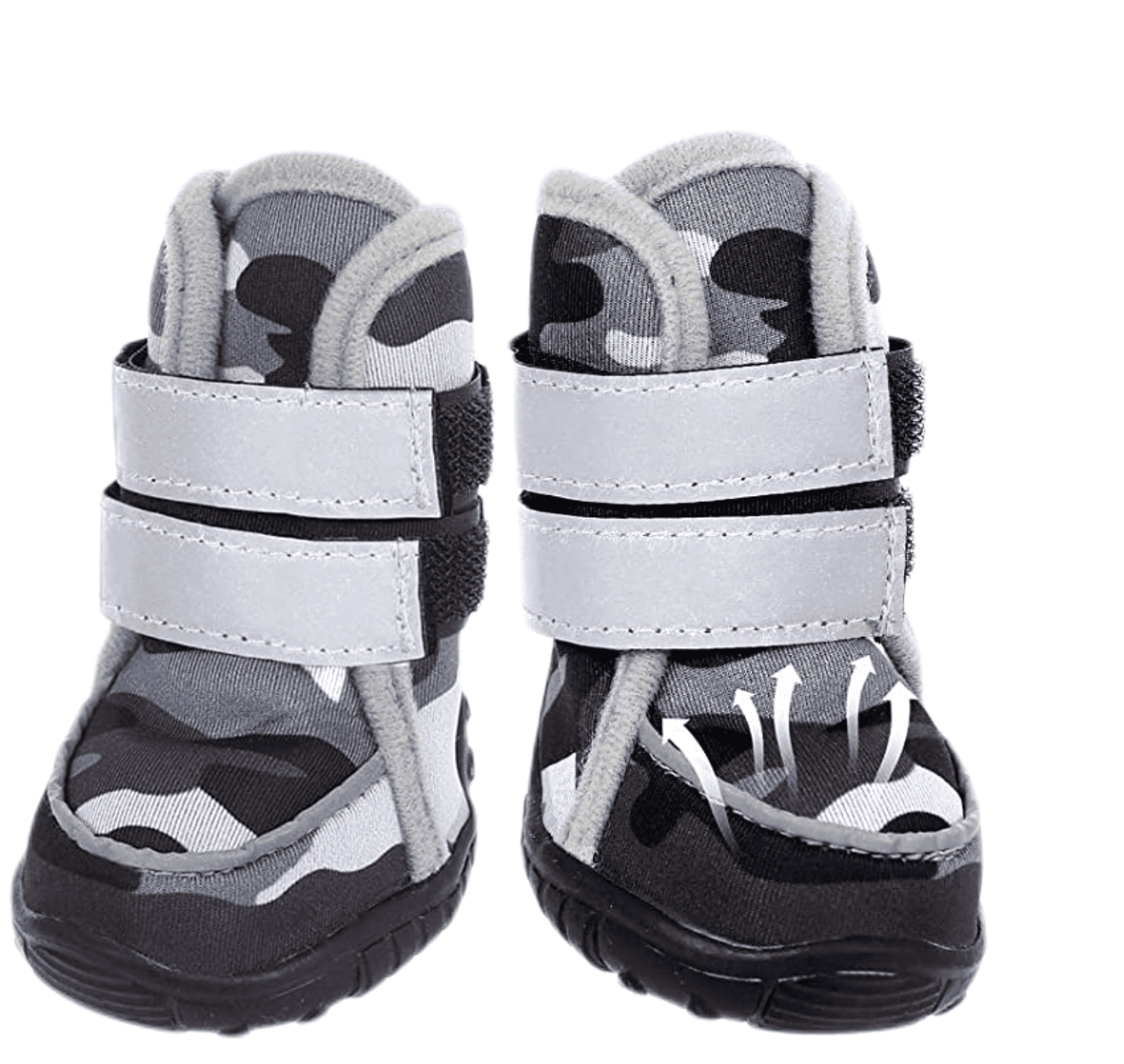 Dog Boots Waterproof Camo Dog Shoes, Outdoor Hiking Dog Booties ...