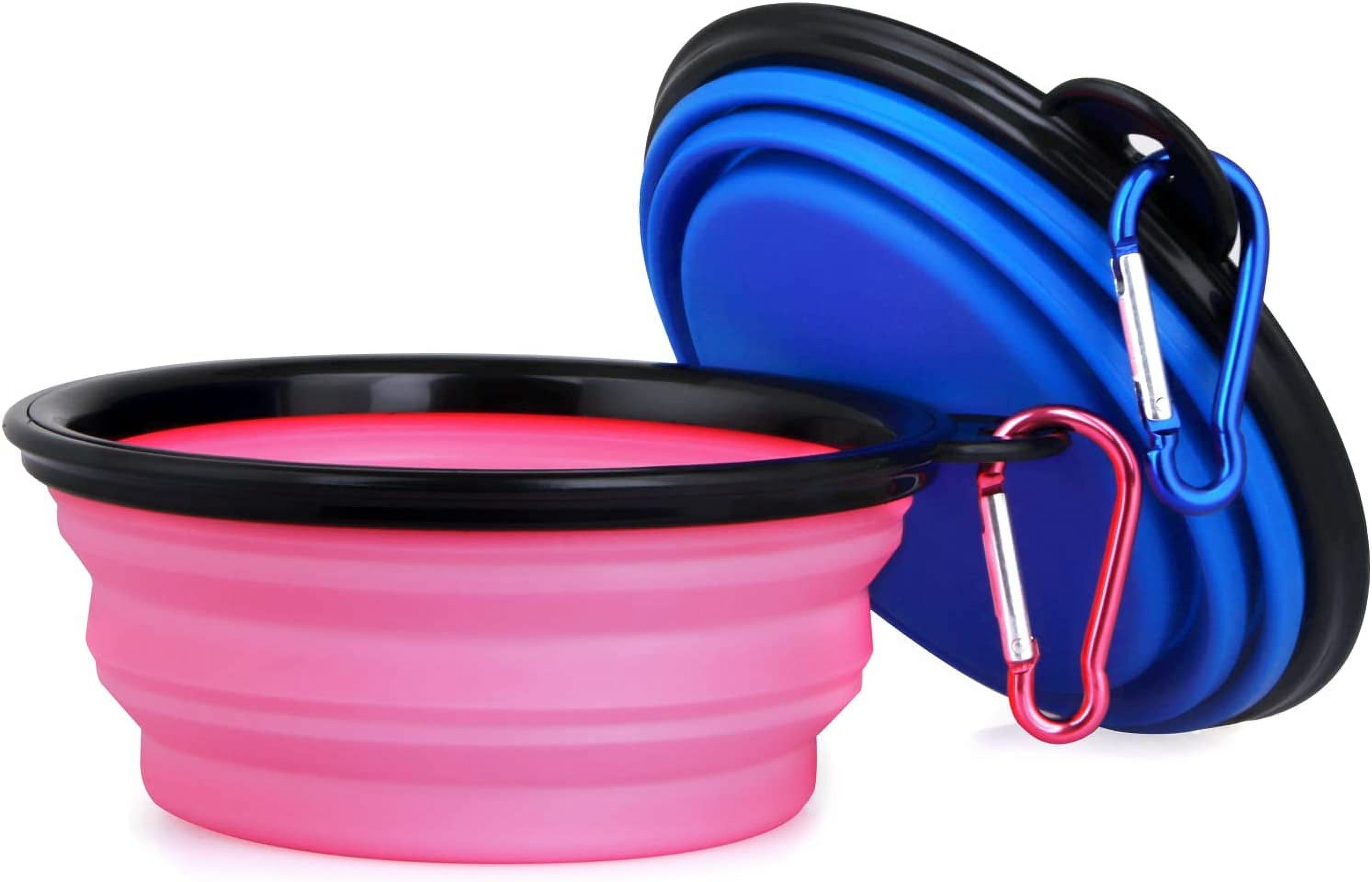 Dog Bowl Pet Collapsible Bowls, 2 Pack Collapsible Dog Water Bowls for ...