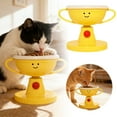 Dog Bowls Adjustable Height Cat Bowl Elevated Food Dish With Base For ...