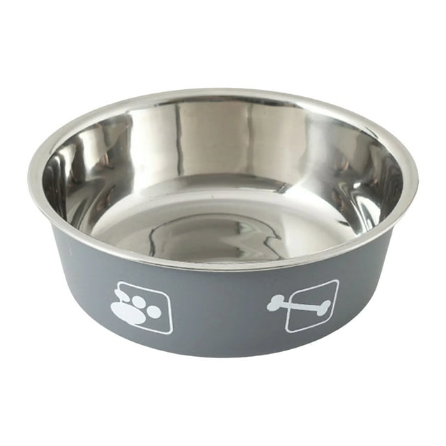 Dog Bowls Stainless Steel Dog Bowl With Non Rubber Base Durable Food ...