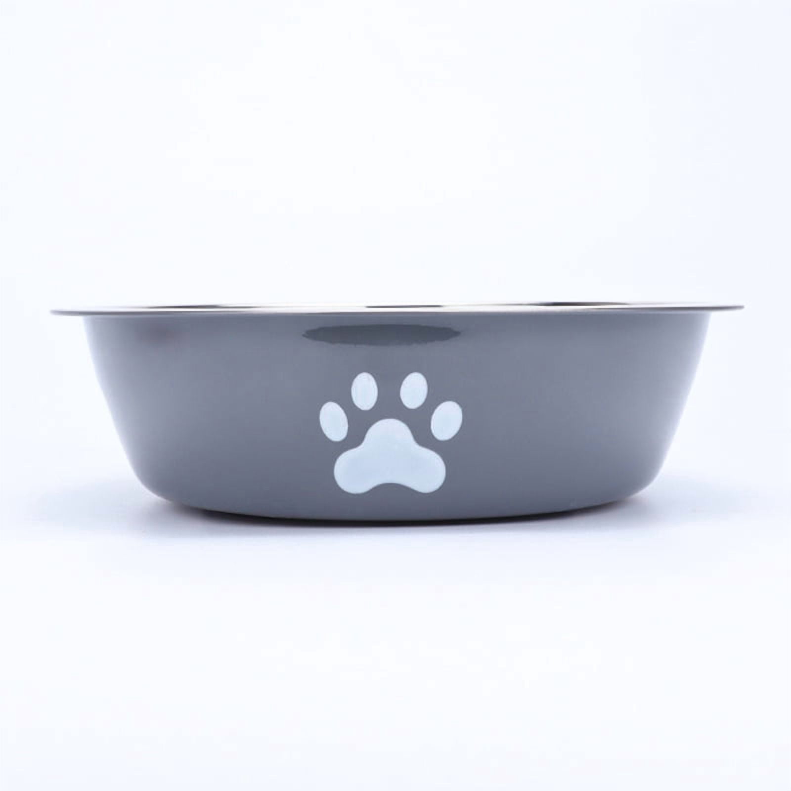 Dog Bowls Stainless Steel Dogs Feeding Bowls With Non-Slip Silicone ...