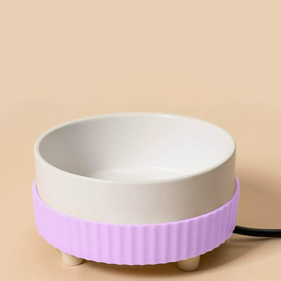 Dog Bowls USB Powered Pet Water Dispenser Ceramic Bowl Heated Drinking ...