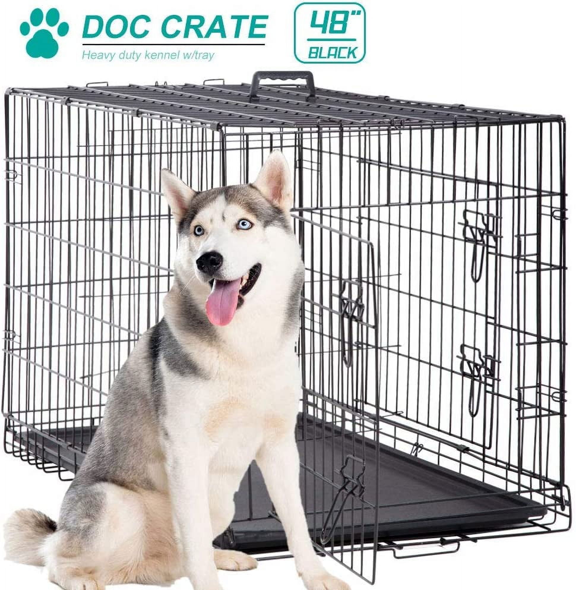 Dog Cage Large XXL Dog Crates for Large Dogs Folding Dog Kennels and ...