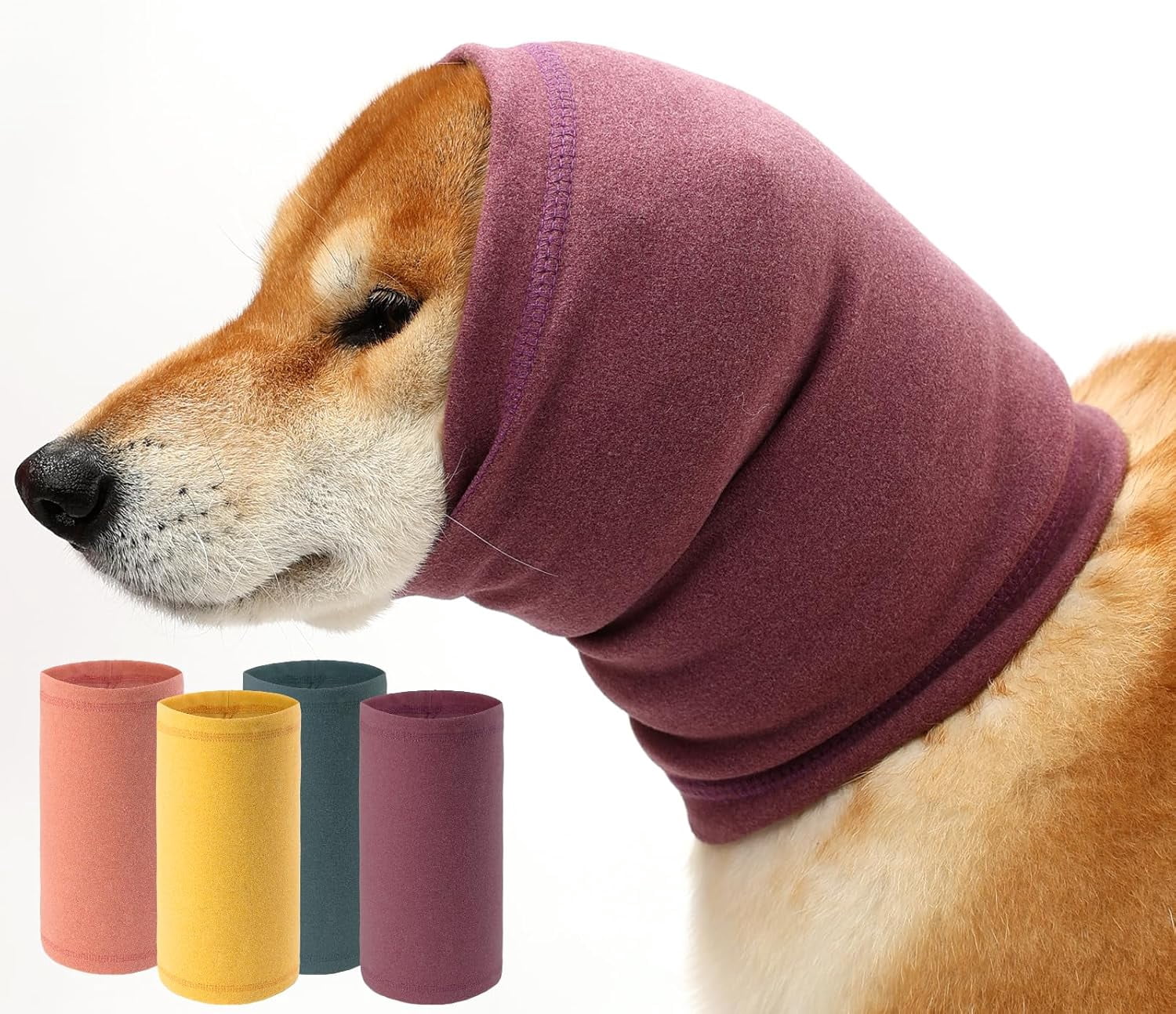 Dog Calming Hoodie, Hematoma Ear Wrap, Quiet Head Cover Sleeves Ear ...
