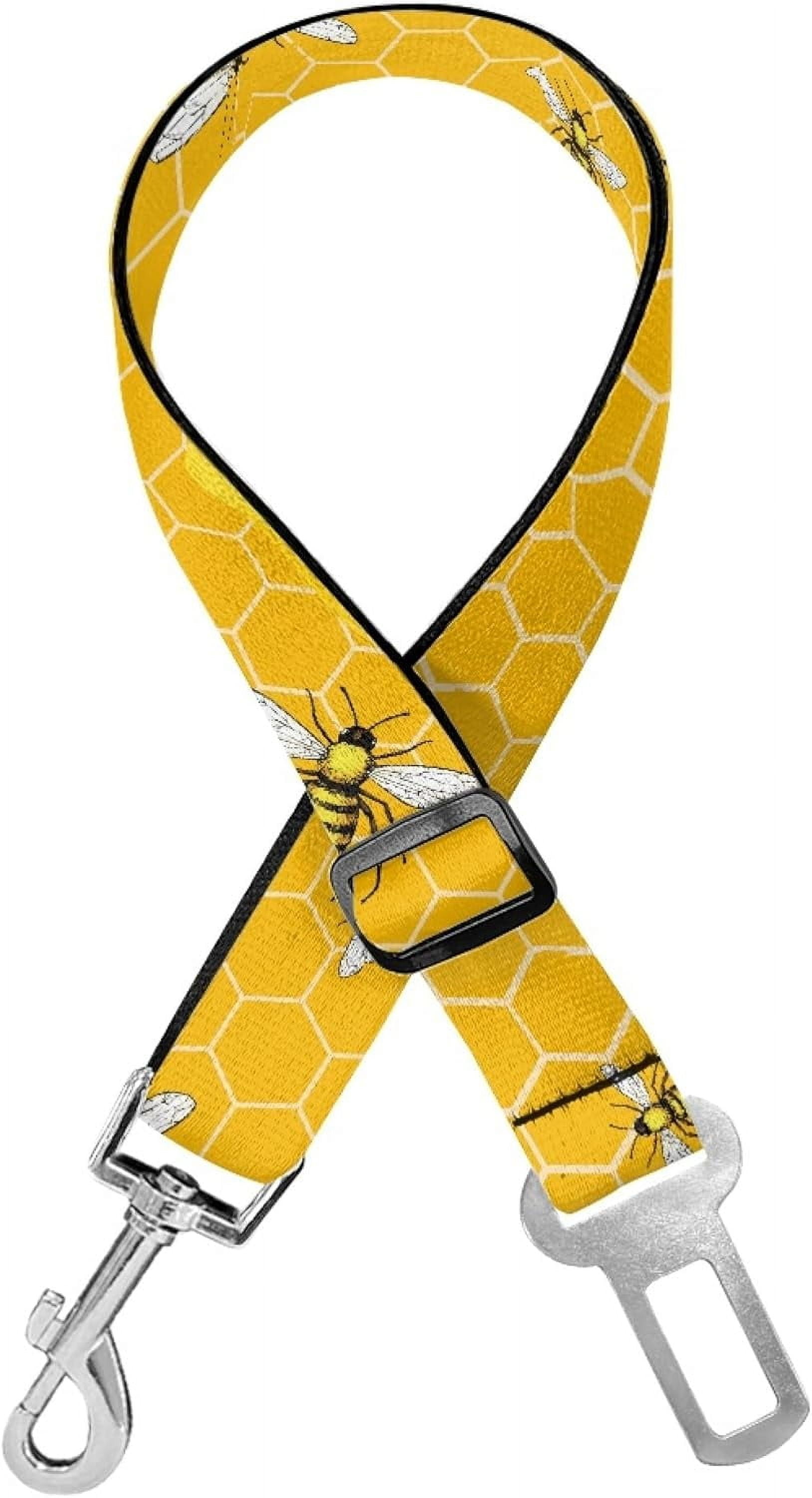 Dog Car Harness,Cute Bee Seat Belt Harness Different Pattern Designs ...