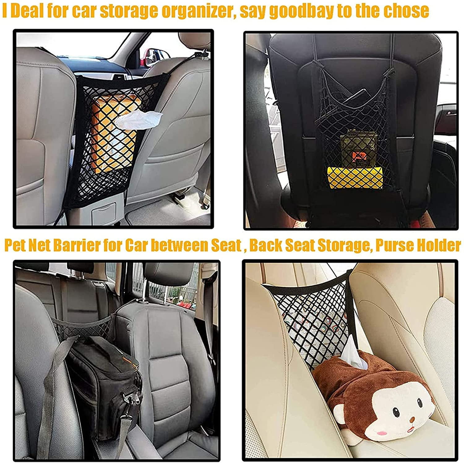 Dog Car Net，Dog Car Net Barrier Pet Barrier with Auto Safety Mesh ...