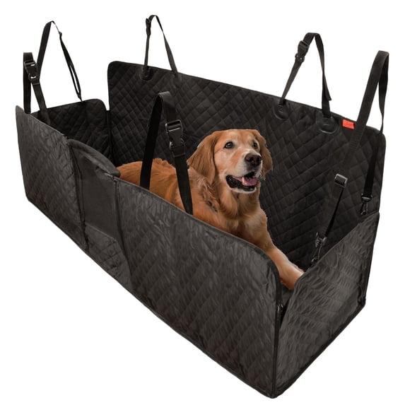 Dog Car Seat Cover - Waterproof Non-Slip Car Back Seat Protector - Rear ...