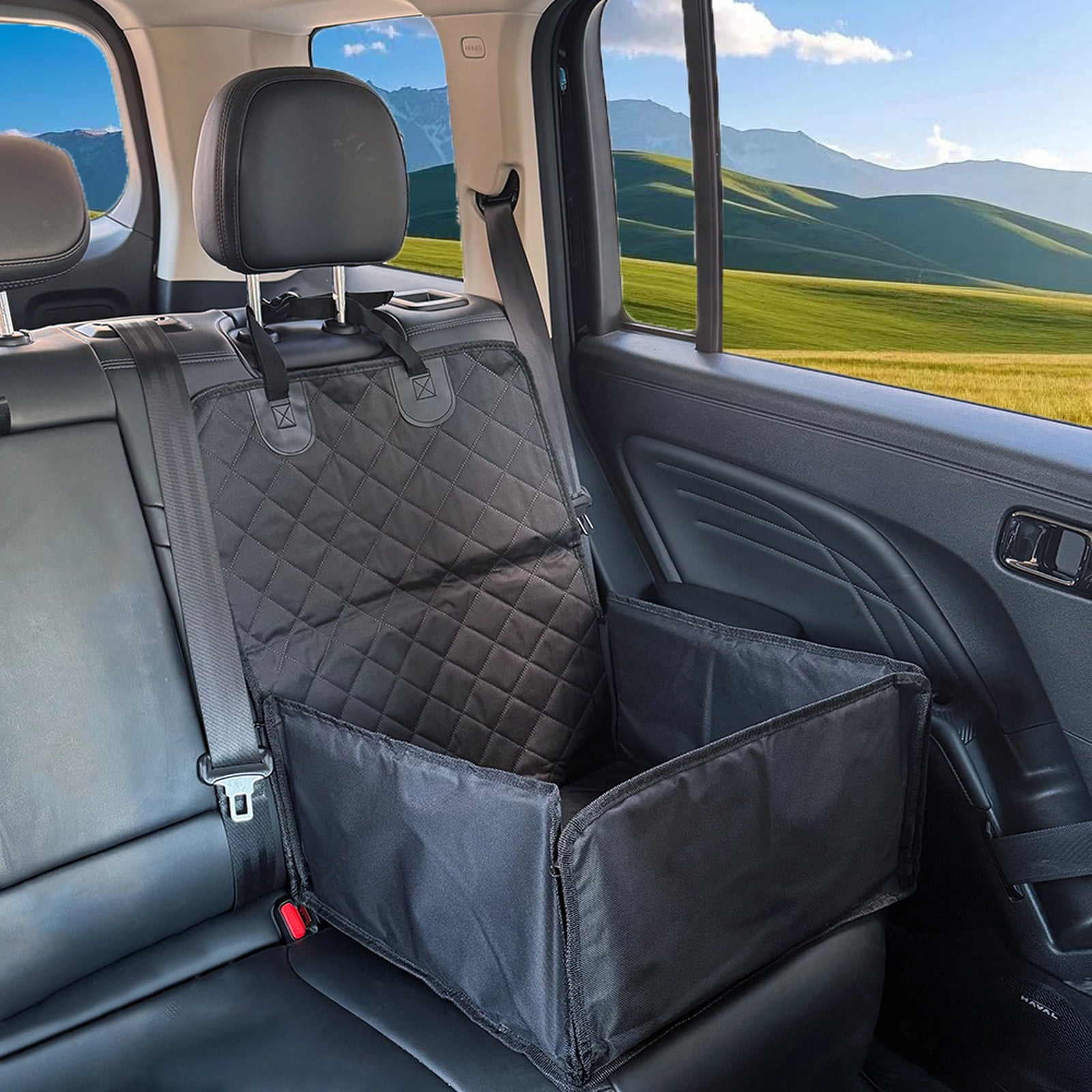 Dog Car Seat Cover for Front and Back Seats, Heavy Duty Waterproof/Pet ...