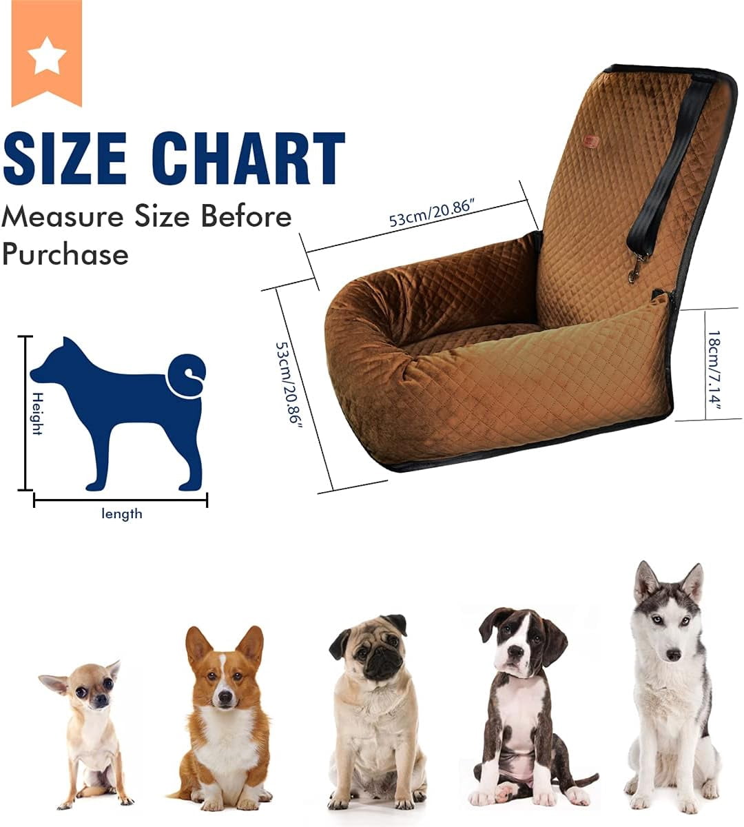Dog Car Seat Pet Booster Seat Pet Travel Safety Car Seat,The Dog seat ...