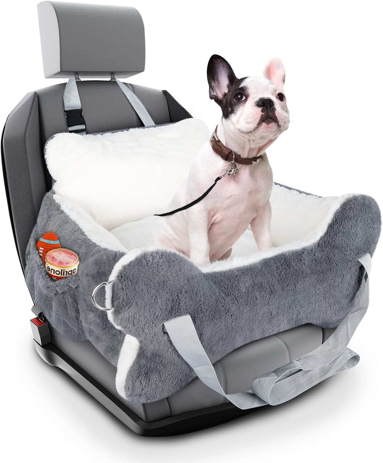 Dog Car Seats for Small Dogs and Cats with Leash, Dog Seat for SUV ...