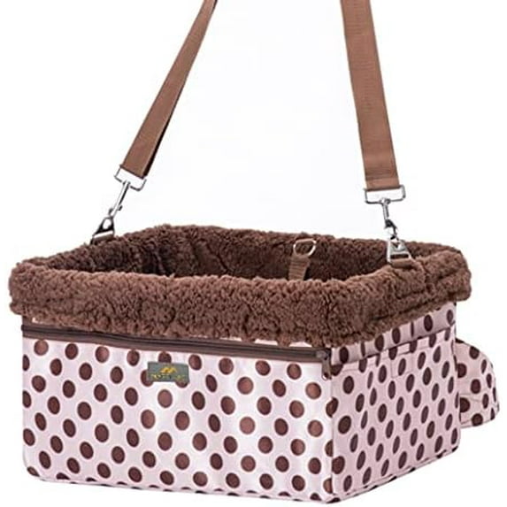 Dog Car Seats for Small Dogs, Upgrade Dog Booster Seat with Metal Frame ...