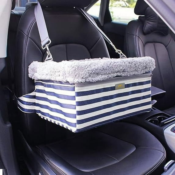 Dog Car Seats for Small Dogs, Upgrade Dog Booster Seat with Metal Frame ...