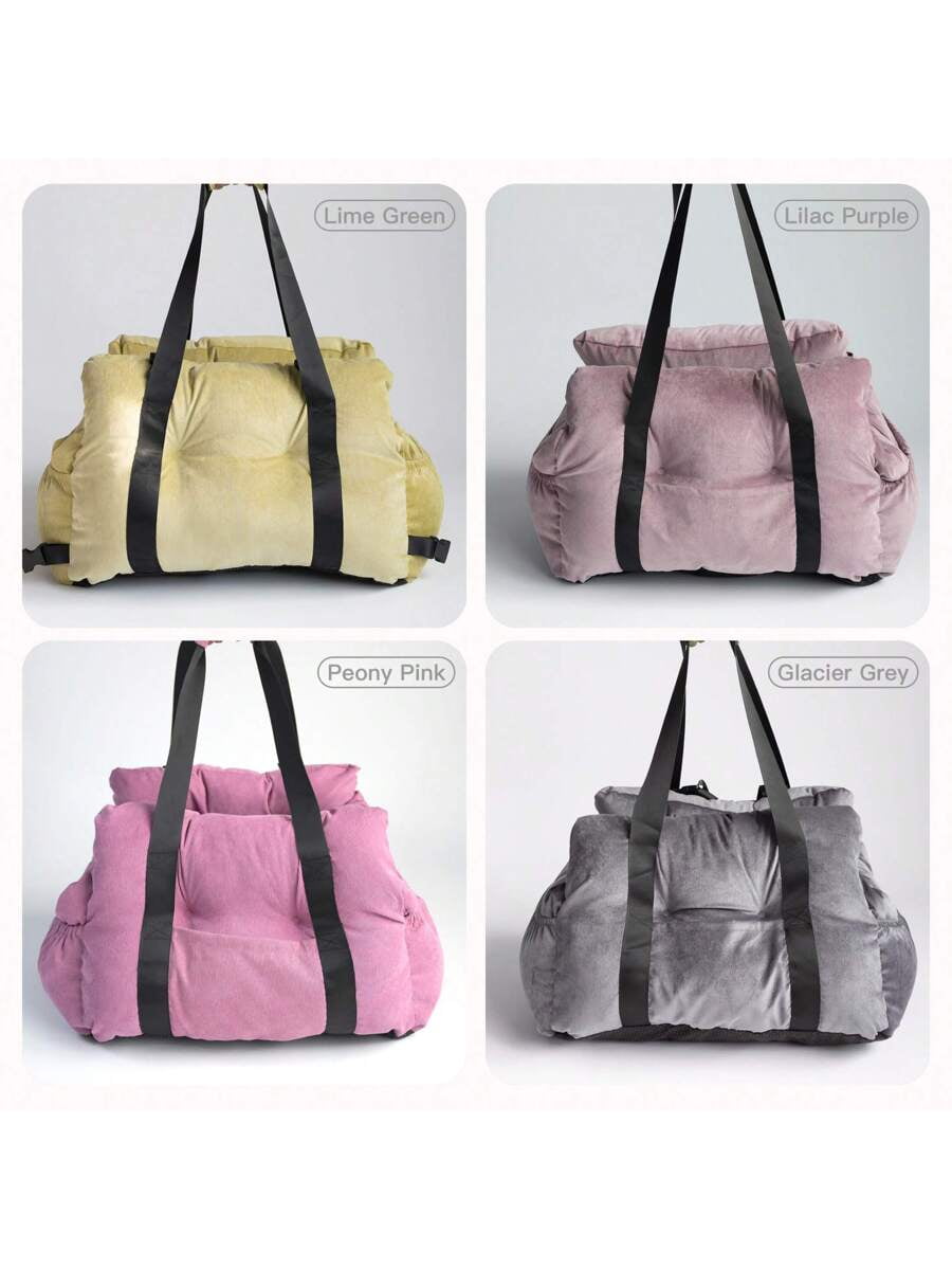 Dog Carrier Car Seat, Travel Booster Seat For Dogs & Cats Under With ...