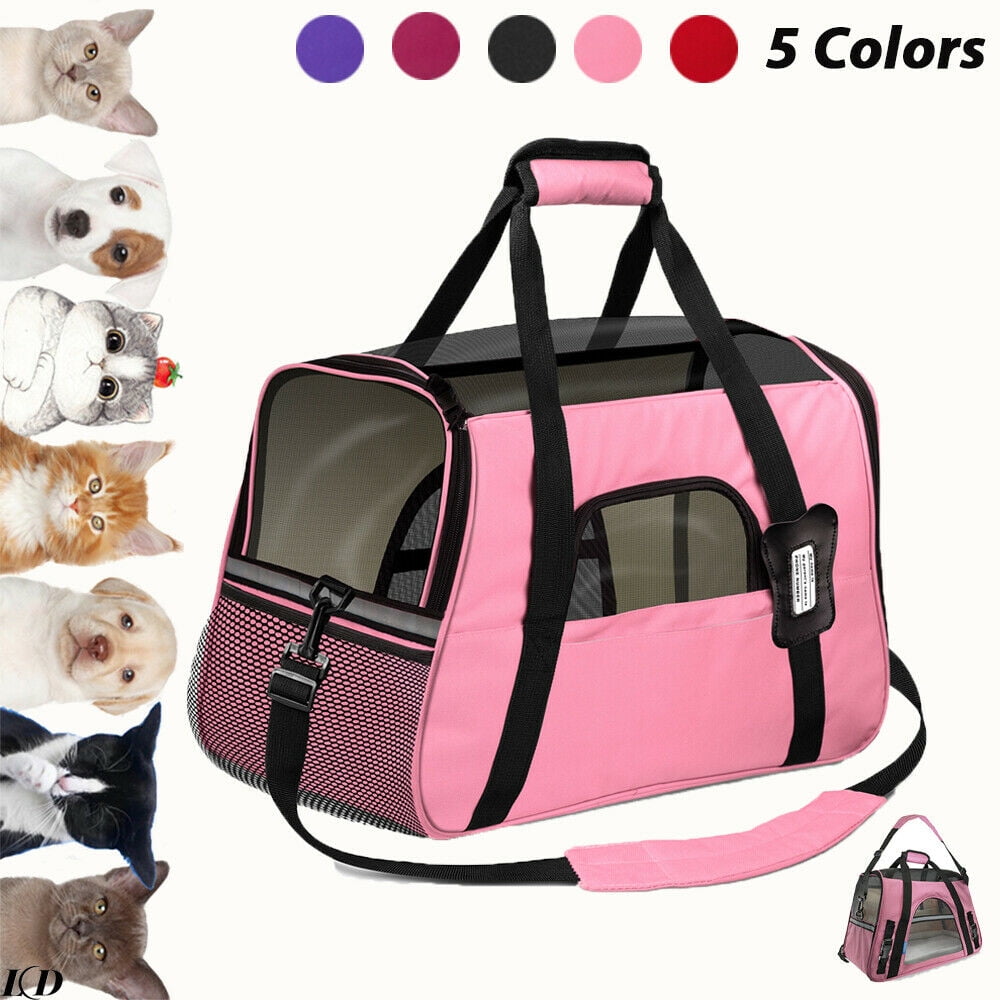 Dog Carrier, Portable Cat Carrier, Breathable Pet Carrier with ...