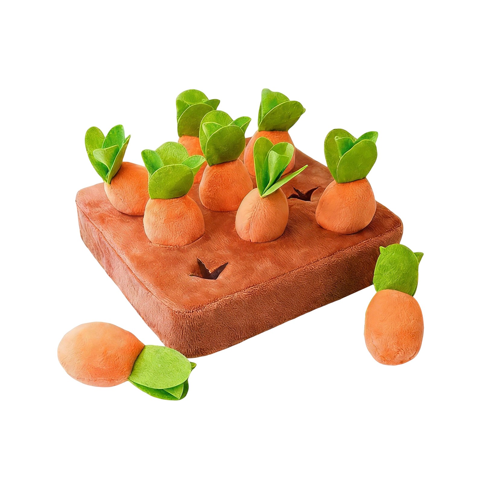 Dog Carrot Toy, Hide and Seek Dog Toy - Qyaukm Enrichment Carrot Dog ...