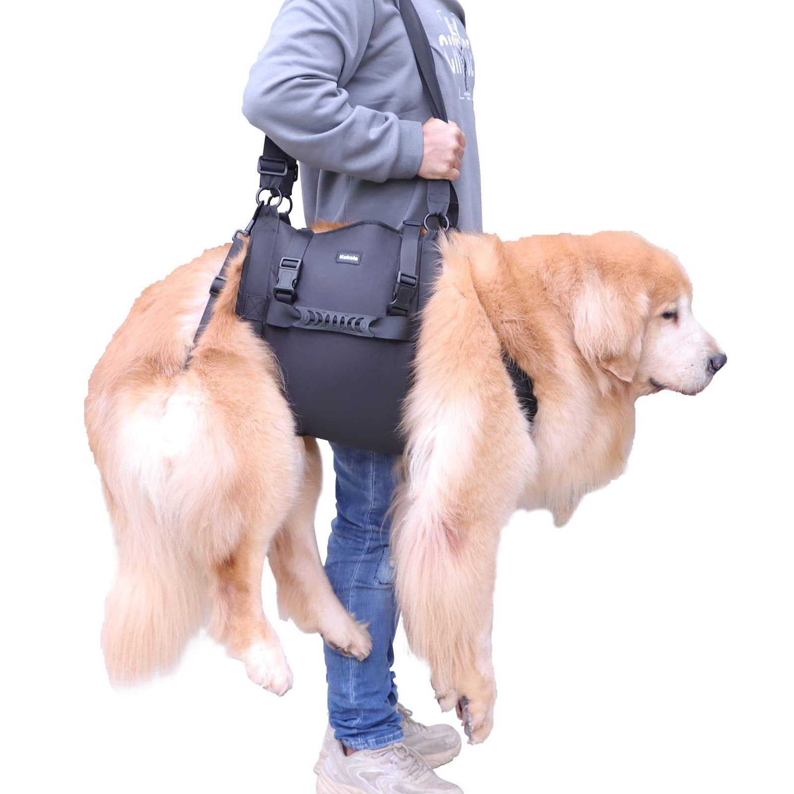 Dog Carry Sling, Emergency DMF15 Backpack Pet Legs Support ...