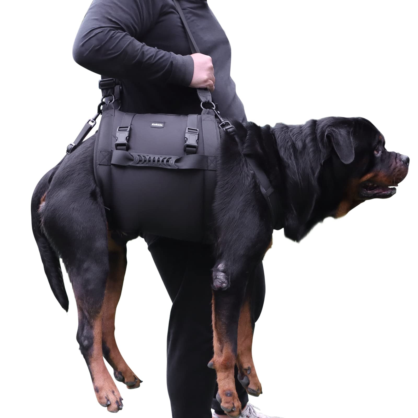Dog Carry Sling, Emergency MZF22 Backpack Pet Legs Support ...