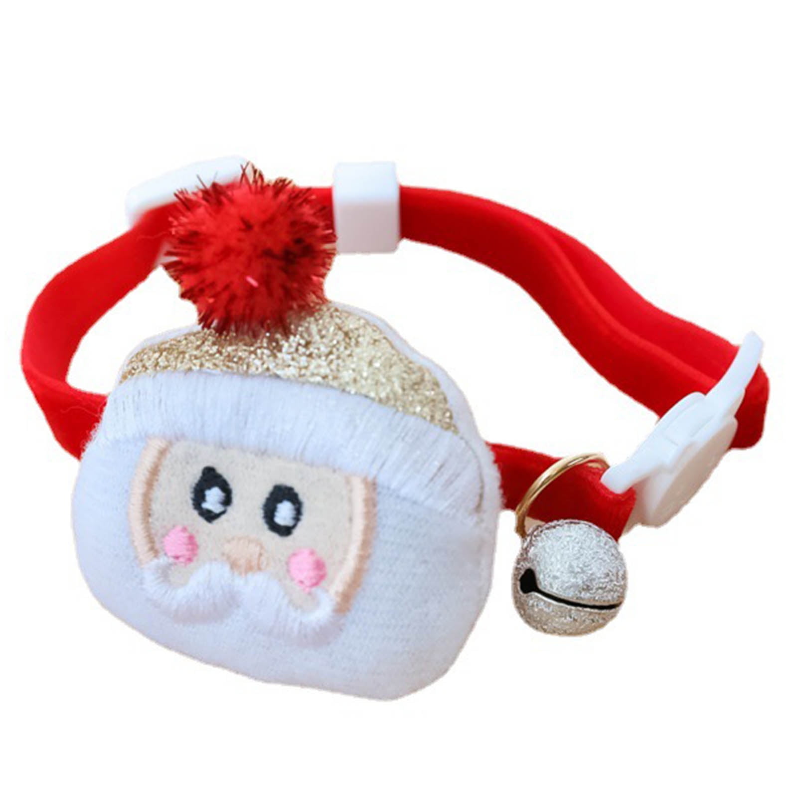 Dog Cat Collar, Fashion Cute Soft Skin-friendly Christmas Santa Claus ...