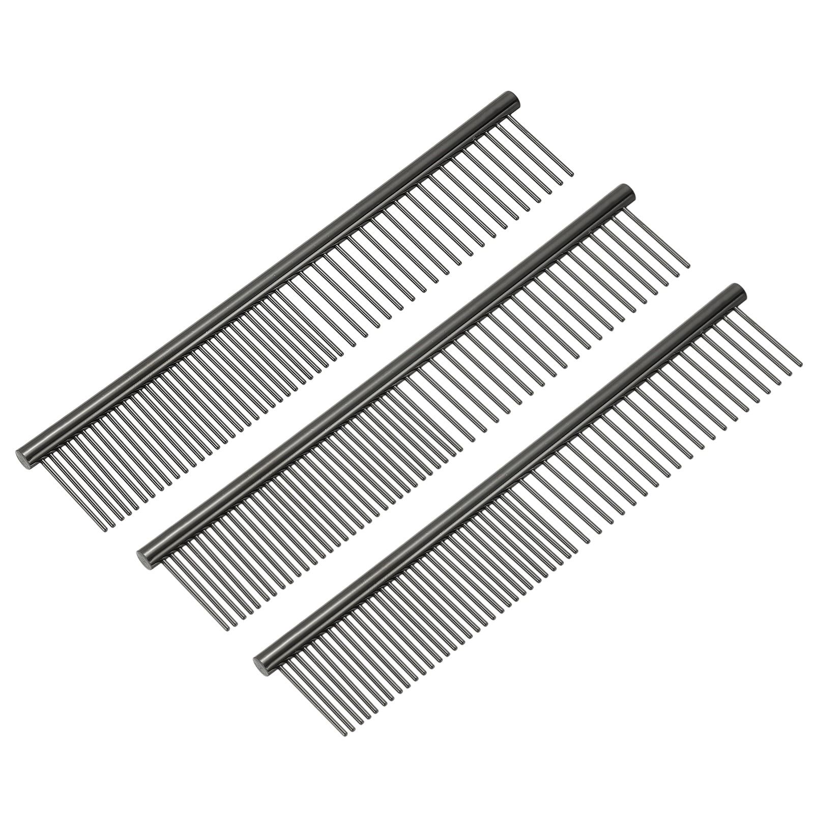 Dog Cat Comb, Pet Combs Stainless Steel Teeth for Knots Mats Loose Hair ...