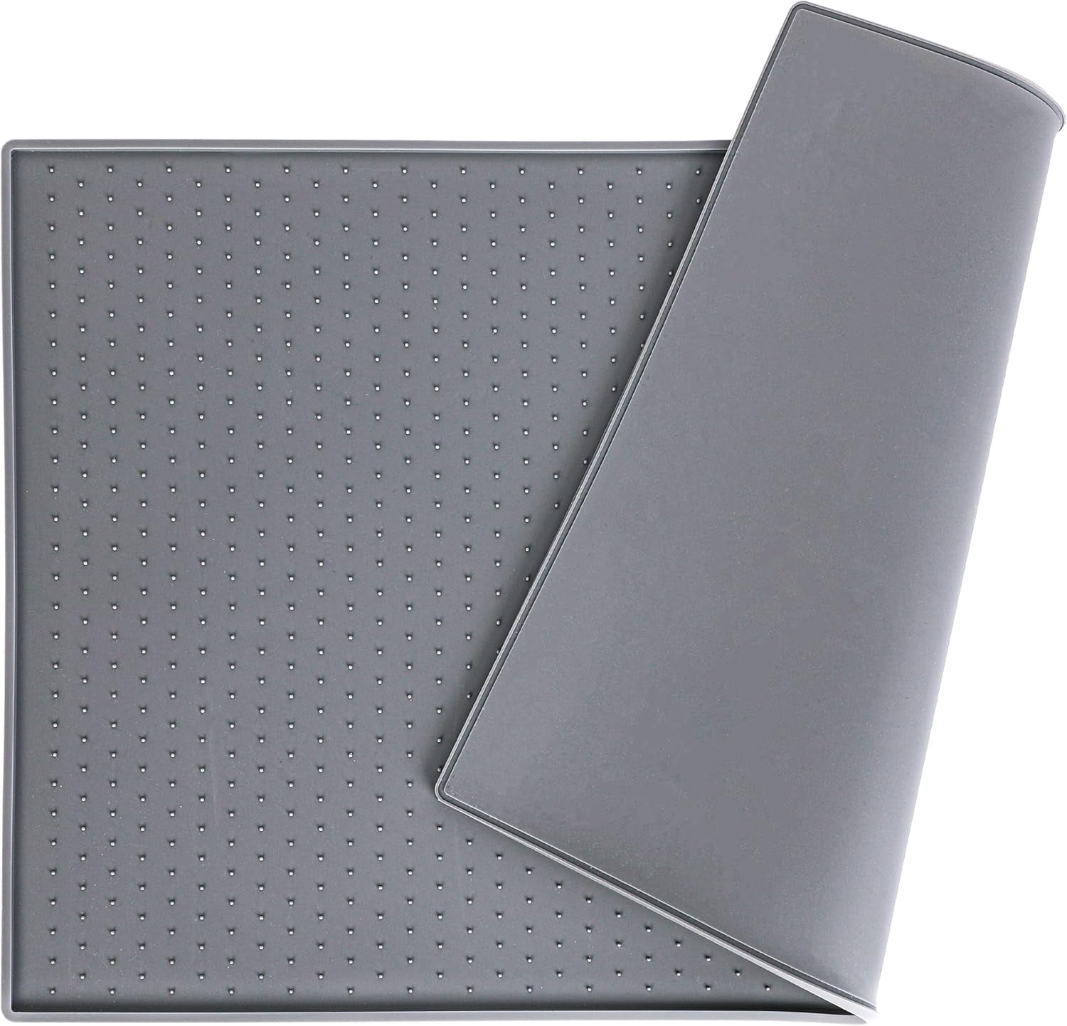 Dog Cat Food Mat for Food and Water Silicone Pet Feeding Mat Water Bowl ...