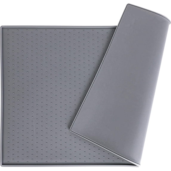 Dog Cat Food Mat for Food and Water Silicone Pet Feeding Mat Water Bowl ...