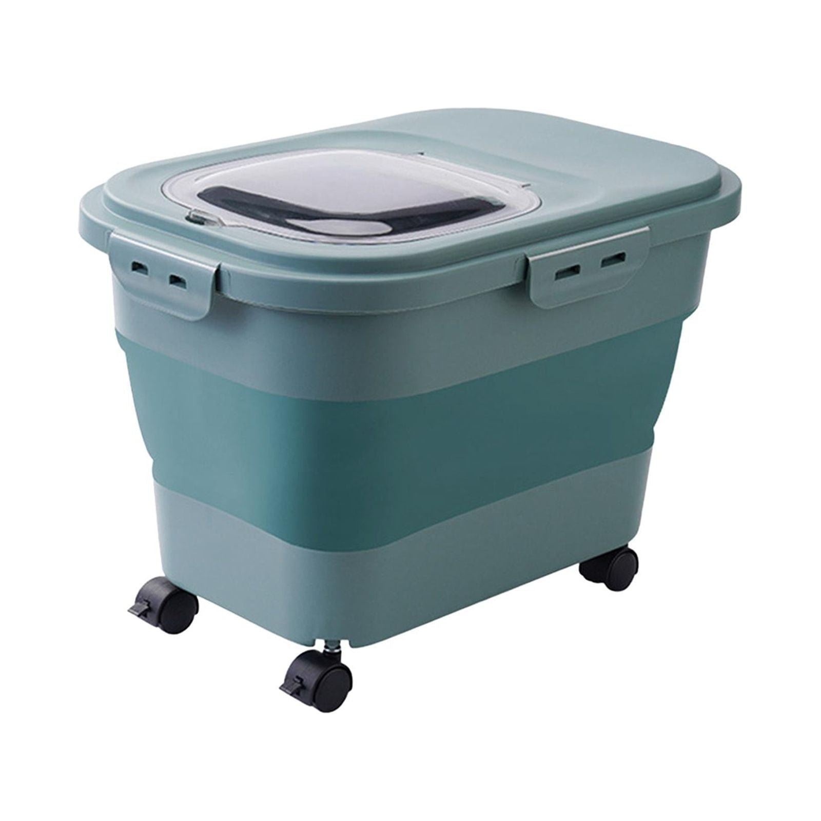 Dog Cat Food Storage Container Collapsible Dog Food Container with ...