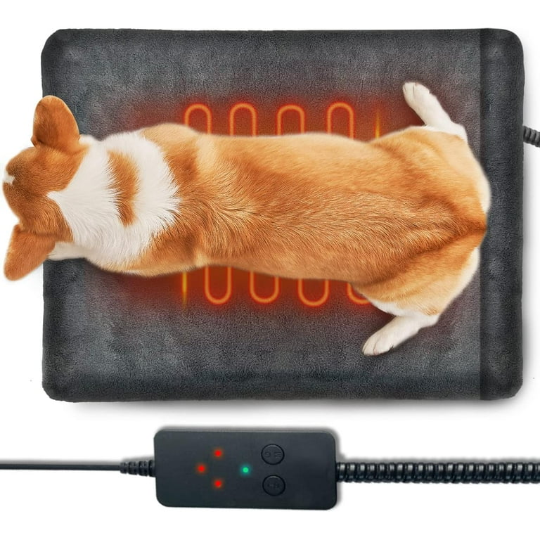 Dog Cat Heating Pad Pressure Activated Pet Heating Pad Safe Automatic Electric Heated Bed Mat for Indoor Warming Pad
