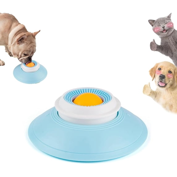 Dog Cat Lick Sphere for Liquid Food,Anxieties Relief Slow Feeder Dog ...