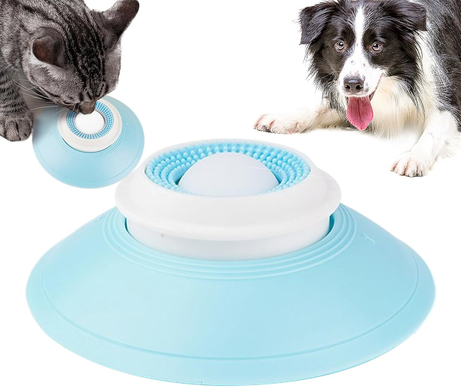 Dog Cat Licks Toys for Liquid Food, Anxieties Relief Slow Feeder Dog ...