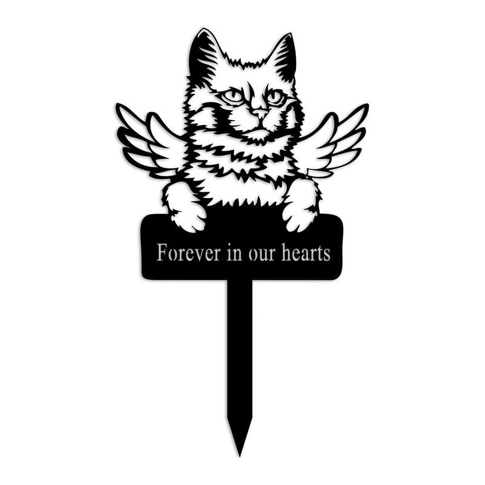 Dog Cat Memorial Grave Markers Pet Animal Outdoors Garden Cemetery Yard ...