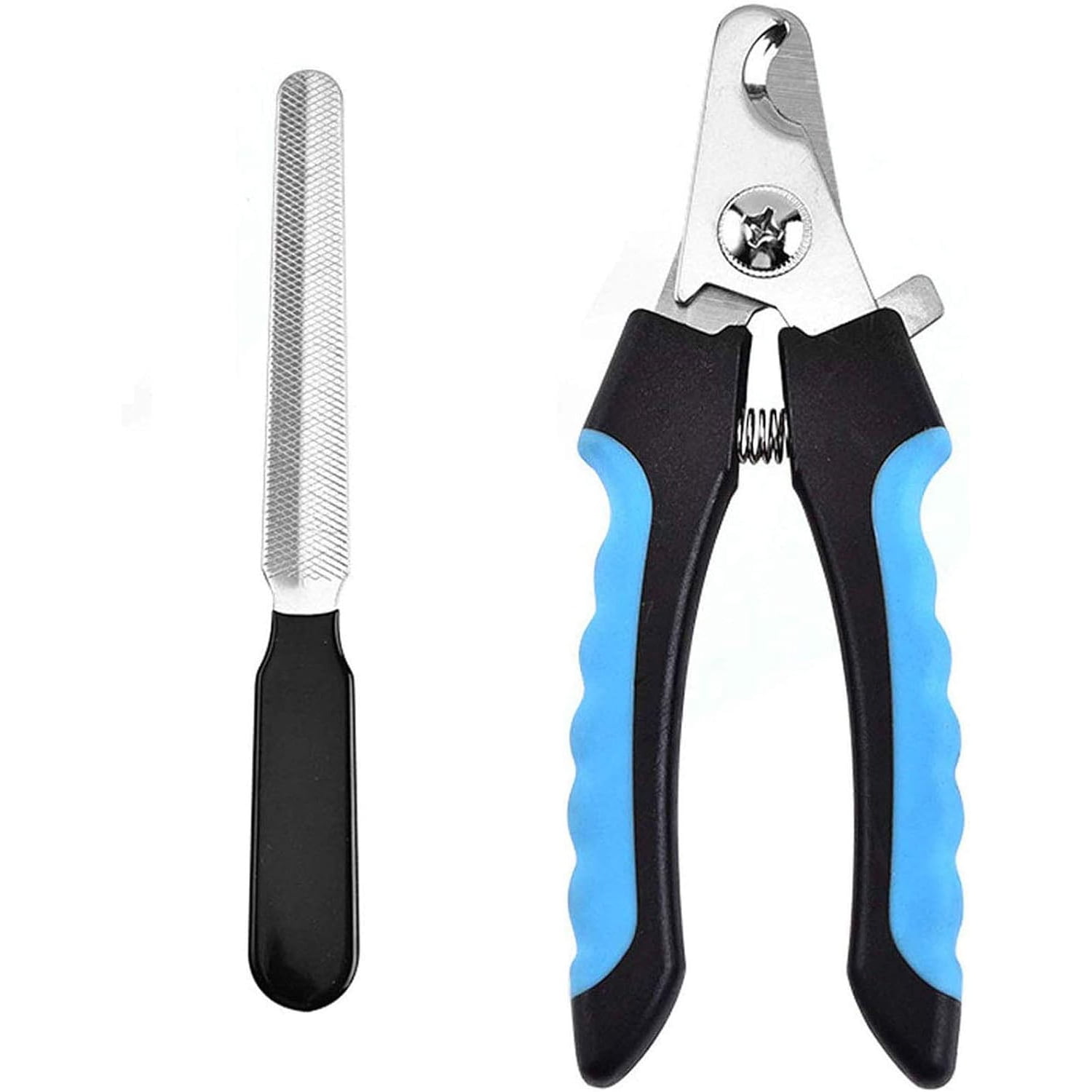 Dog & Cat Nail Clippers, Pet Nail Clipper and Trimmer with Safety Guard ...