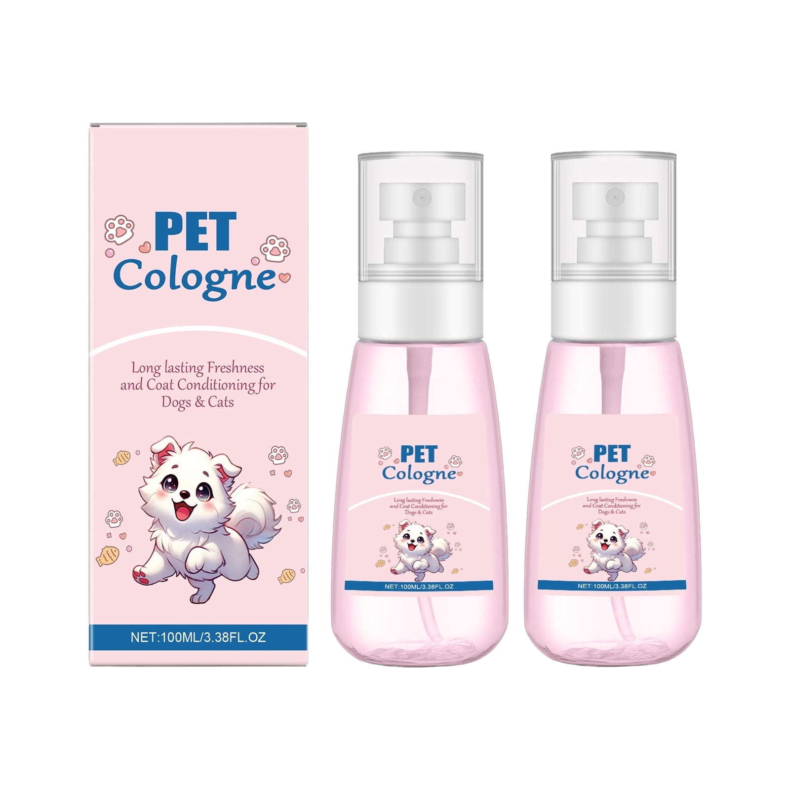 Dog & Cat Perfume | Long-Lasting Baby Powder Scent Deodorizing Spray ...