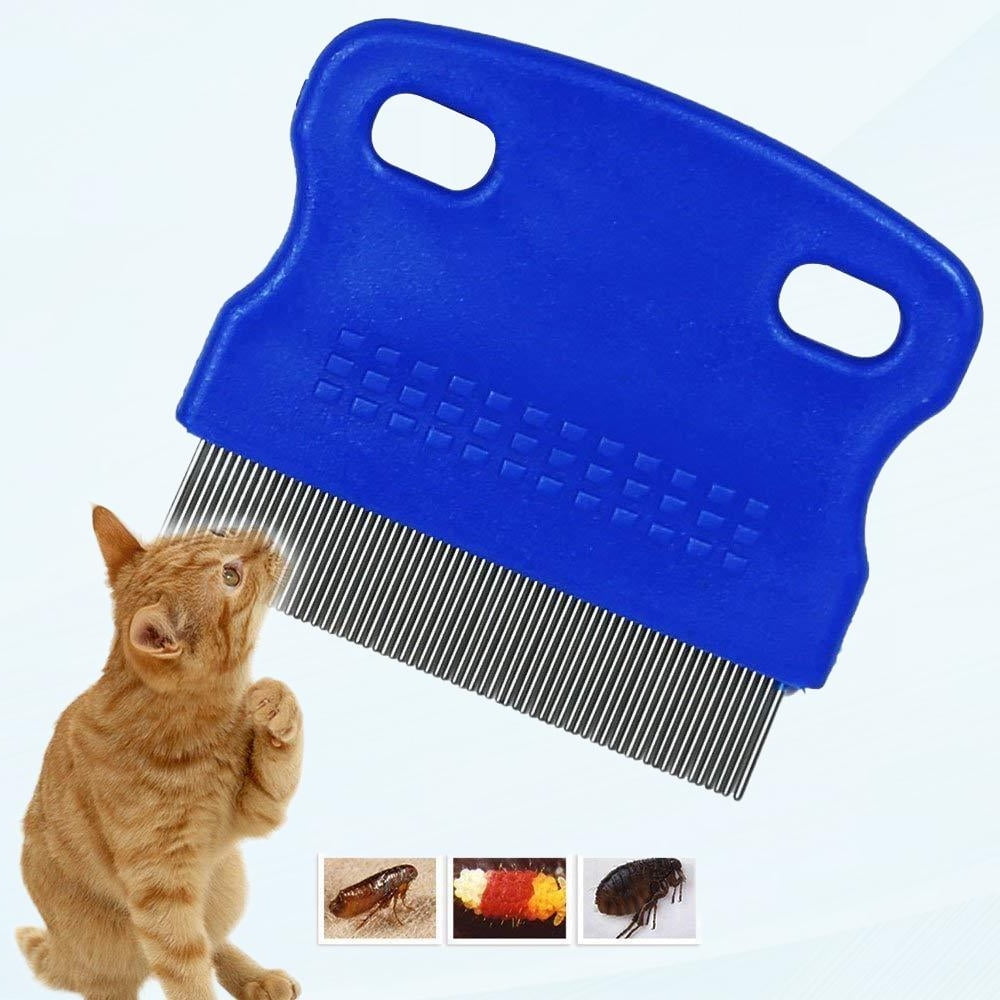 Dog and Cat Pet Tick, Flea & Tick Removal Comb/Brush with Precision ...