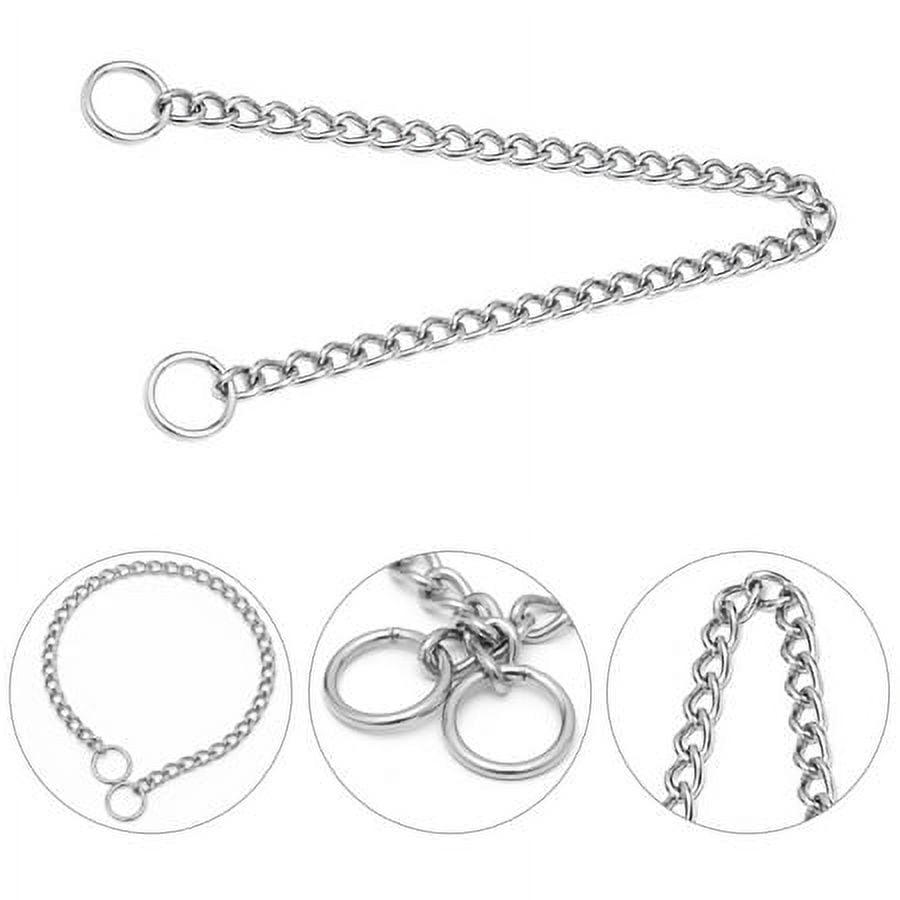 Dog Chain Collar,Stainless Steel Dog Choke Chain Collar, Puppy Metal P ...