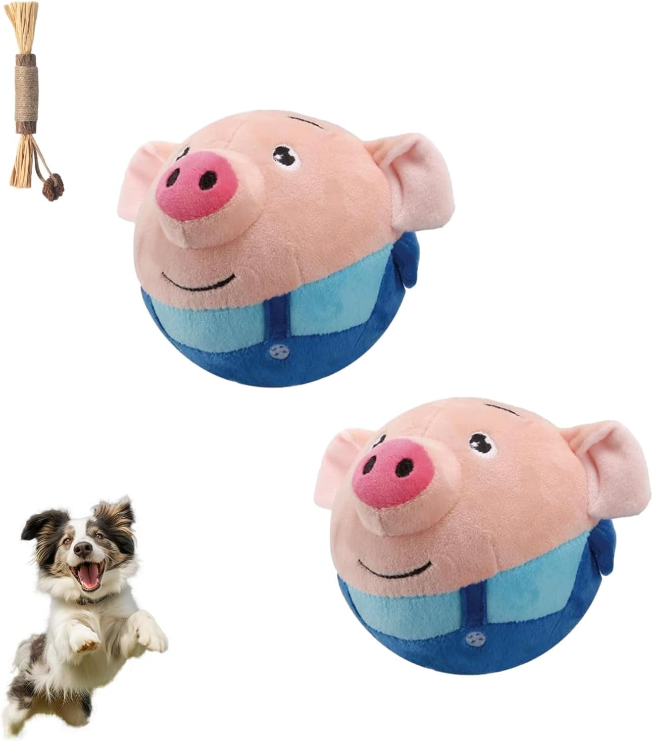 The Dog Charmer - Dog Charmer Interactive Piggy Toy, Bouncing Piggy Dog ...