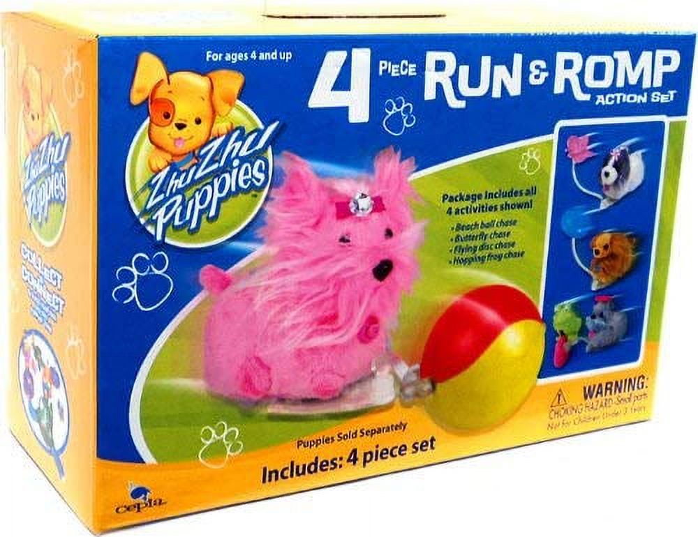 Dog Chase Sled with Ball, Frisbee, Buttery Toy Set - Walmart.com