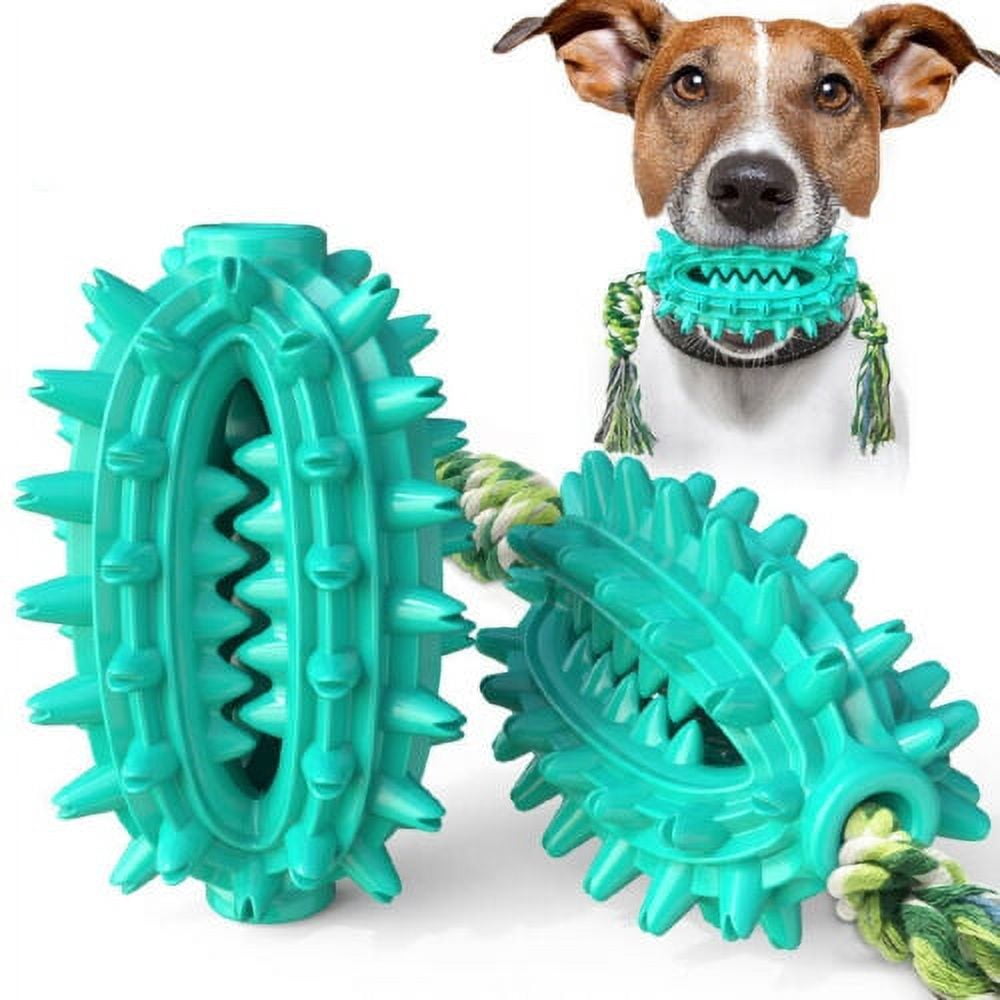 Dog Chew Toy Cleaning Teeth Pet Oral Care Dogs Rubber Cactus Shape Fun ...