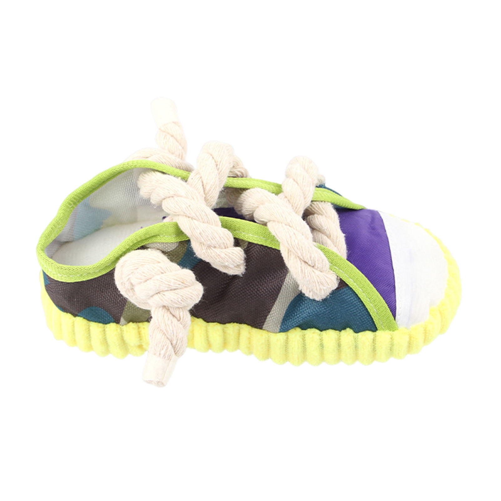 Dog Chew Toy Shoe Shape Interactive Squeaky Puppy Teething Toy Boredom ...
