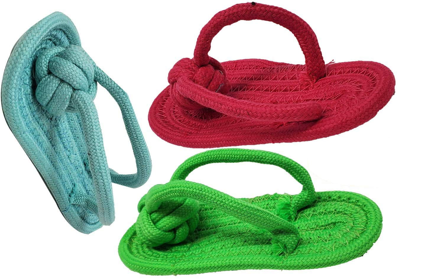 Dog Chew Toy Slipper Shoe Flip Flops Shape Great For Teething Puppies ...