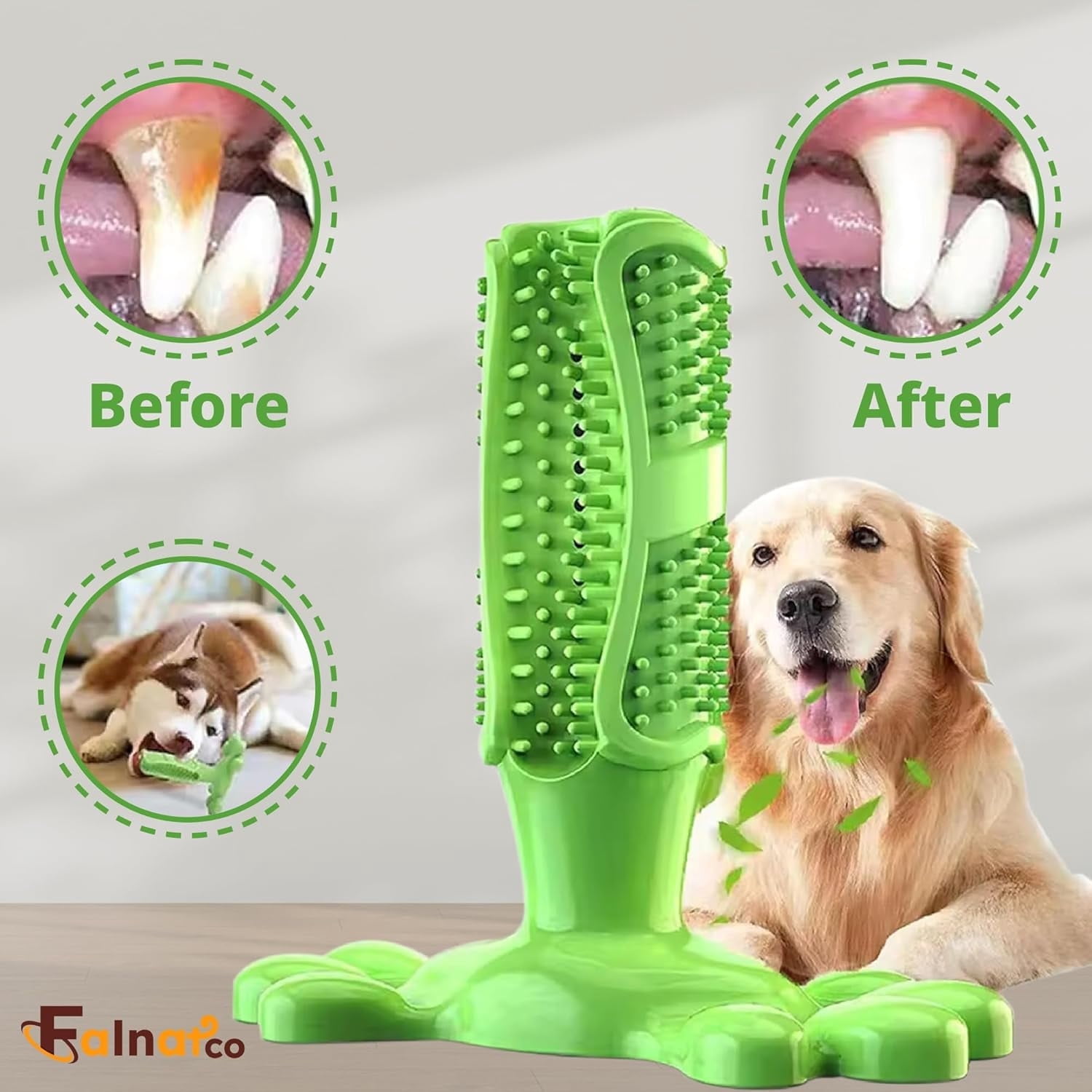 Dog Chew Toy Toothbrush Stick Dog Bone Tooth Brush for Teeth Cleaning ...