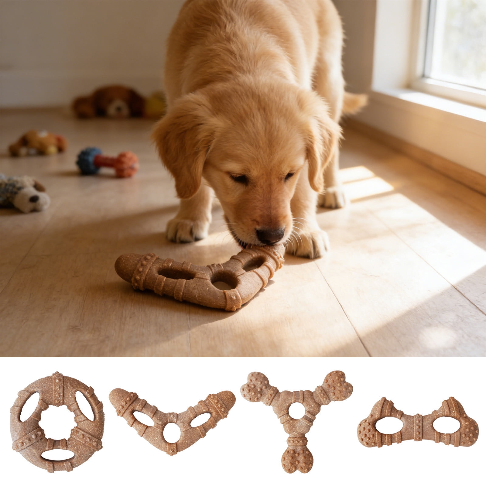 Dog Chew Toys Bone-Like Teething Sticks for Small and Medium Dogs ...